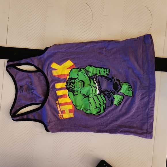 Marvel | Tops | Marvel Hulk Tank Sz S | Poshmark
